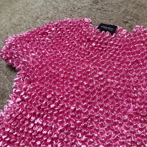 Xhilaration | Tops | Y2k Barbiecore Pink Popcorn Shirt | Poshmark